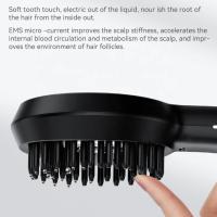 China Red and Black High Frequency Vibration Massage Electric Laser Hair Care Comb for Home for sale