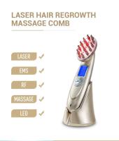 China 1100MAH POLYMER BATTERY Hair Growth Comb with RF Light Therapy and USB Charging Cable for sale