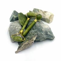 China 100% Natural Jade Roller and Guasha for Face Neck Body Massage Wrinkle Remover 2023 for sale