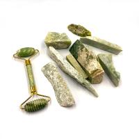 China Jade Roller and Gua Sha Oil Set for Face Neck Body Massage Waterproof 100% Natural for sale
