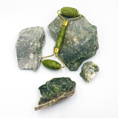 China 100% Natural Jade Roller and Gua Sha Set for Double Head Skin Facial Care 2023 for sale