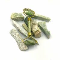 China 2024 Double Head Xiuyan Stone Jade Roller and Gua Sha Set for Skin Care Waterproof Yes for sale