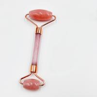 China Double Head Skin Facial Care Jade Roller and Amethyst Gua Sha for Face Rejuvenation for sale