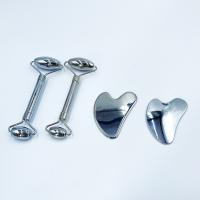 China Body Target Area Stainless Steel Heart Gua Sha for Face Lift Ice Globes Custom Logo for sale
