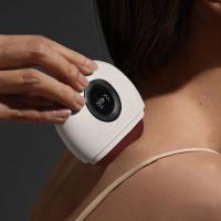 China ABS Plastic Neck Massager Purple Light Electric V Face Lifting Device for Face Beauty for sale