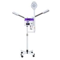 China Deep Hydrating Hot and Cold Portable Facial Steamer with Magnifying Lamp 110-240 VAC for sale