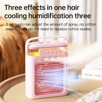 China 6inch Rechargeable Fold USB Air Cooler with Battery 2024 Air Conditioner Charging Fan for sale