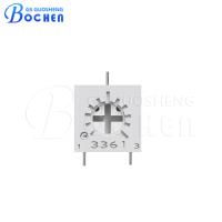 China 3361P 0.25W 1/4˝ Square Single Turn SMD Cermet Trimmer Trimming Potentiometer for sale