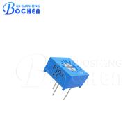 China 3362P 103 10k Trimmer Potentiometer Adjustable Resistor 1/4˝ Square for sale