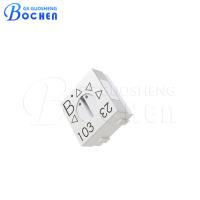 China 3314J 10k Ohm 4mm Single Turn Square Cermet Trimmer Potentiometer with ±10% Tolerance and 0.25W Power Rating for sale