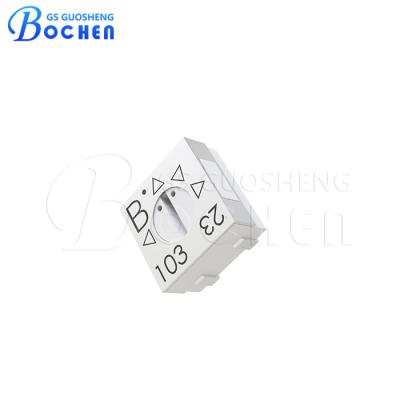 China 3314J 10k Ohm 4mm Single Turn Square Cermet Trimmer Potentiometer with ±10% Tolerance and 0.25W Power Rating for sale