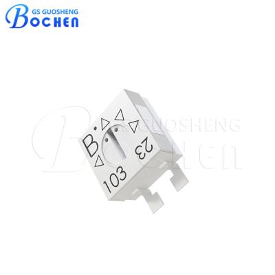 China 3314 4 mm Square Surface Mount Miniature Trimmers Singleturn Cermet Sealed Trimming Potentiometer for sale