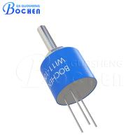 China Adjustable Shaft Single Turn Cermet Trimmer Potentiometer 100k for sale