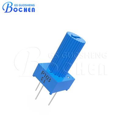 China Bulk Small Potentiometer 3362 Trimpot Adjustable Resistance With 10mm Knob for sale