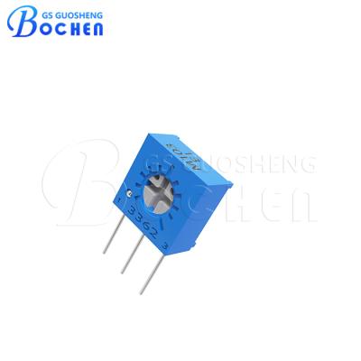 China Square 2k 10k 50k Ohm Smd Potentiometer Resistor Trim Pot 3362M-1-202LF 1/4