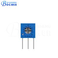 China 10 Ohms To 5 Megohms Cermet Trimmer Potentiometer 3362C Side Cross for sale