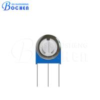China 3329X-1-104LF 100k Ohms Side Adjustment Trimmer Potentiometer 0.5W 1/4 Inch Round Cermet for sale