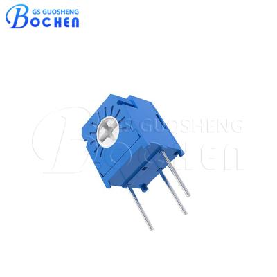 China 3323S 0.5W Cermet Trimmer Potentiometer with 10Ω-5MΩ Resistance Range and 220° Electrical Travel for sale