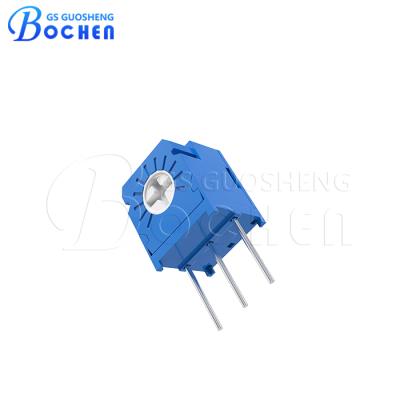 China 3323V Cermet Trimmer Potentiometer 0.5W 10Ω-5MΩ Single Turn with 2.5mm PCB Spacing for sale