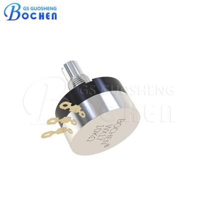 China WX17 1W 10K Ohm Single Turn Precision Wirewound Potentiometer with ±5% Tolerance and 300° Mechanical Angle for sale