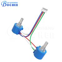 China Waterproof 10k Multi Turn Pot Wirewound 3590 Precision Potentiometer For Mining Equipments for sale