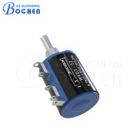 China WXD3-12 20mm Shaft Multiturn Wirewound Potentiometer 100Ω-47KΩ 1W Precision Component for sale