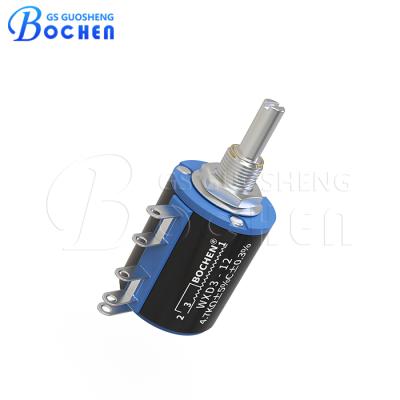 China WXD3-13 20mm Shaft 10-Turn Wirewound Precision Potentiometer 2W 100Ω-100KΩ for sale
