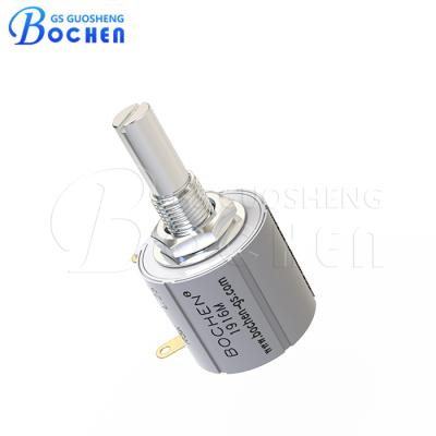 China 7286 10-Turn Wirewound Potentiometer 2W 100Ω-100KΩ ±0.5% Linearity for Industrial Control for sale
