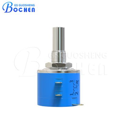 China 3540S 10-Turn Wire Wound Potentiometer 5K 10K 20K Ohms 2W Power Rating ±5% Tolerance for sale