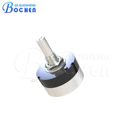 China RV30YN 100K Carbon Film Potentiometer 30mm Single-Turn with 0.6W Power Rating and 500VDC Voltage for sale