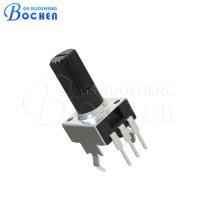 China RV09 9mm Rotary Trimmer Potentiometer 5k-500k Ohms Single Turn with 0.05W Power Rating for sale
