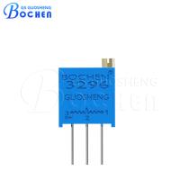 China 3296Y Precision Adjustable Multiturn Trimmer Potentiometer 10K 20K 50K 100K Ohms 0.5W 30 Turns for sale