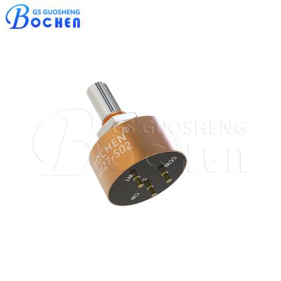 China WI27 22.2mm Conductive Plastic Rotary Potentiometer 10Ω-2MΩ 1W 340° Electrical Travel for Industrial Automation for sale