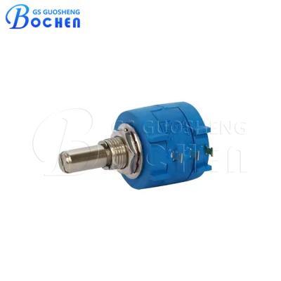 China 3590S 10K Multi-turn Wirewound Potentiometer 100Ω-100KΩ Range, 2W Power Rating, ±0.25% Linearity for Industrial Control Systems for sale