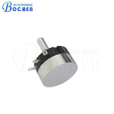 China RV30 Single Turn Carbon Film Potentiometer 30mm 0.6W 100Ω-2MΩ Rotary Control with Metal Shaft for sale