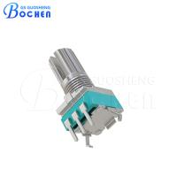 China 097NB Single Turn Carbon Film Rotary Potentiometer with Knurled Shaft - 100Ω to 1MΩ Range, RoHS Compliant for sale