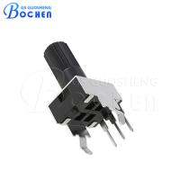 China RV09 10k Rotary Potentiometer Vertical Adjustable with 12.5mm Shaft, 280° Rotation, 0.05W Power Rating for sale