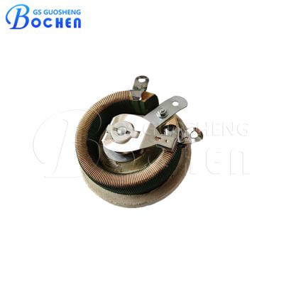 China BC1 Series 25W-150W High Power Wirewound Potentiometer Rotary Rheostat with Ceramic Body Variable Resistor for sale