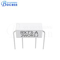 China RX73-A 0.1Ω 2W Ceramic Tube Wirewound Resistor with 5% Tolerance for Industrial Applications for sale