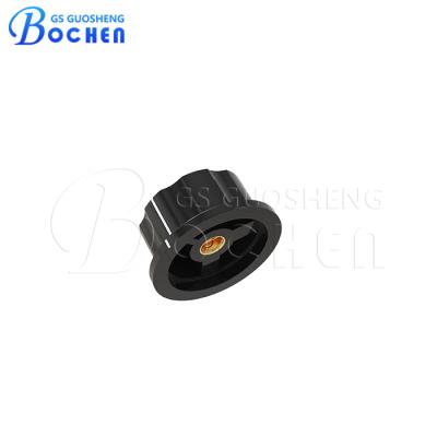 China A03 Aluminum Cap Bakelite Potentiometer Knob for 3590S - 6mm/6.35mm Inner Hole with Brass Insert for sale