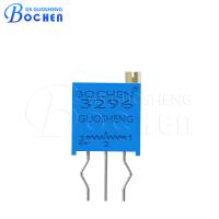 China 3296W-B 0.5W Cermet Trimmer Potentiometer with 10Ω-5MΩ Range and 25 Turn Adjustment for sale