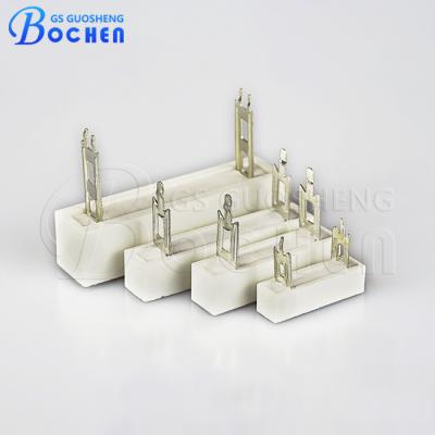 China Original SQZ High Power Wirewound RX27 Resistor 5W 10W 20W 100W 47 50 80ohm 100 ohm Ceramic Cement Resistor for sale