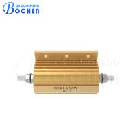 China RX24 250W 10ΩJ Gold Aluminum Housed Wirewound Power Resistor with Screw Terminals for Industrial Applications for sale
