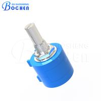 China 3590S Multiturn Precision Rotary Wirewound Potentiometer 2W 10K-100K Ohms with ±0.25% Linearity for sale