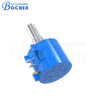 China 3590S Multiturn Precision Rotary Wirewound Potentiometer 2W 10K-100K Ohms with ±0.25% Linearity for sale