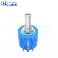 China 3590S Multiturn Precision Rotary Wirewound Potentiometer 2W 10K-100K Ohms with ±0.25% Linearity for sale