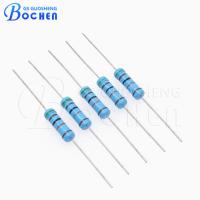 China Precision Metal Film Resistor 1% 2% 5% MF 1/6W 1/4W 1/2W 1W 2W Original Manufacturer Metal Film Resistor for sale