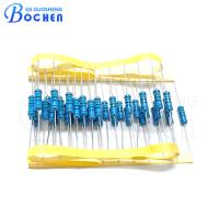 China Precision Metal Film Resistor 1% 2% 5% MF 1/6W 1/4W 1/2W 1W 2W Original Manufacturer Metal Film Resistor for sale