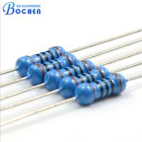 China Precision Metal Film Resistor 1% 2% 5% MF 1/6W 1/4W 1/2W 1W 2W Original Manufacturer Metal Film Resistor for sale
