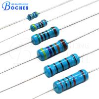 China Precision Metal Film Resistor 1% 2% 5% MF 1/6W 1/4W 1/2W 1W 2W Original Manufacturer Metal Film Resistor for sale